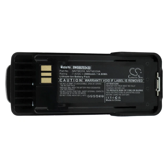 BATTERY FOR MOTOROLA DP4801Ex ATEX DP4401Ex ATEX DGP8550E DP4000Ex ...