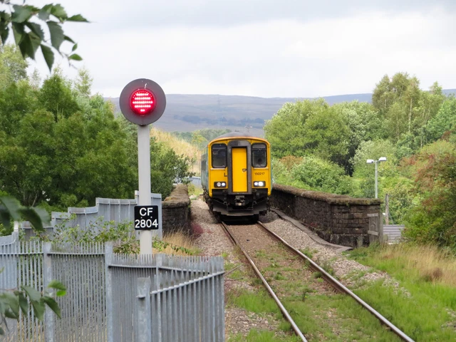 RAILWAY PHOTO CLASS 150 DMU 12x8 (A4) Sprinter at Pontlottyn c2019 £5. ...