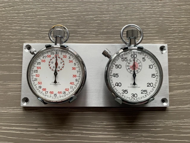 BOXED SWISS ILONA Stopwatch Set Rally Timer on Dash Panel Dashboard 1 £ ...