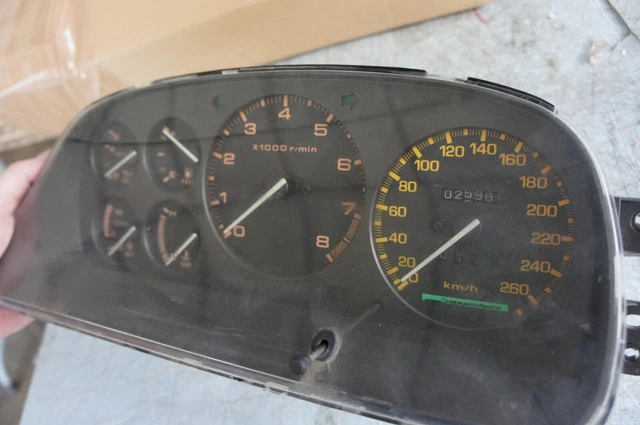 JDM MAZDA RX7 rx-7 fc fc3s hatayama racing 260kmh oem jauge cluster ...