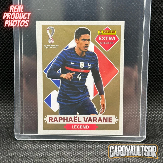 RARE PANINI FIFA World Cup Qatar 2022 - GOLD Extra Sticker Raphael Varane £26.01 - PicClick UK