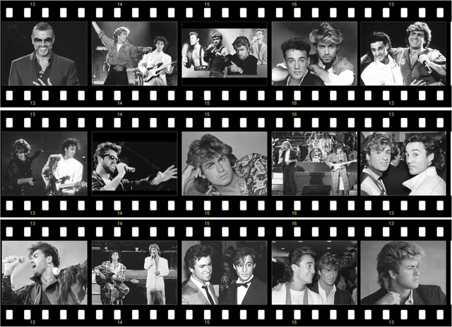 GEORGE MICHAEL | Wham Edible Birthday Cake Topper Film Strip | Cake ...