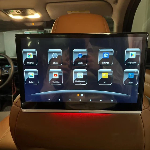 HEADREST MONITOR FOR 2025 Toyota Crown 8G+128G Android 4K WiFi Car ...