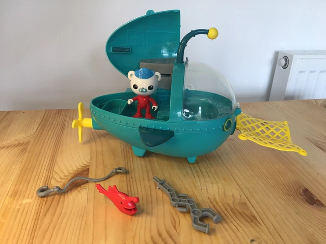 OCTONAUTS GUP A Rescue Vehicle, Net, Grab Arm, Grab Hook Barnacles ...