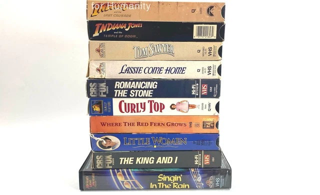 10 VINTAGE VHS Tapes- Classic Films-Harrison Ford, Michael Douglas ...