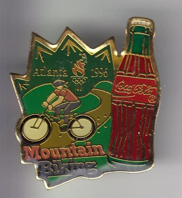 RARE PINS PIN'S .. Coca Cola Coke Velo Vtt Cycling Olympique Olympic ...