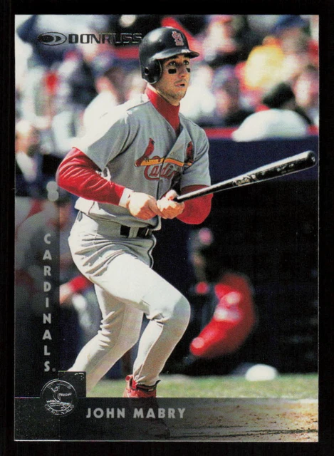 CARTE DE BASEBALL 1997 Donruss John Mabry #90 St. Louis Cardinals EUR 1 ...