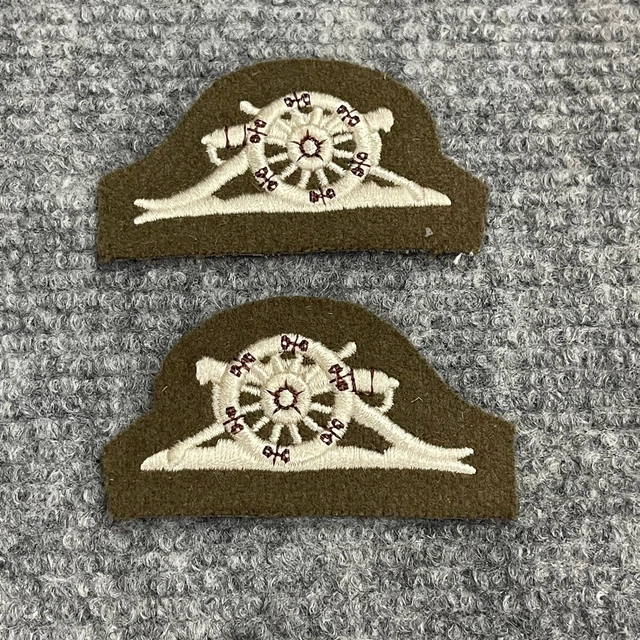 BRITISH ARMY SURPLUS No.2 FAD DRESS ROYAL ARTILLERY GUNNERS TRADE PATCH ...