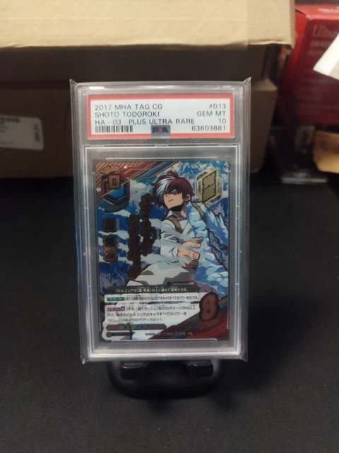 MY HERO ACADEMIA Tag Card Game Shoto Todoroki HA-03-013 PSA 10 EUR 260 ...