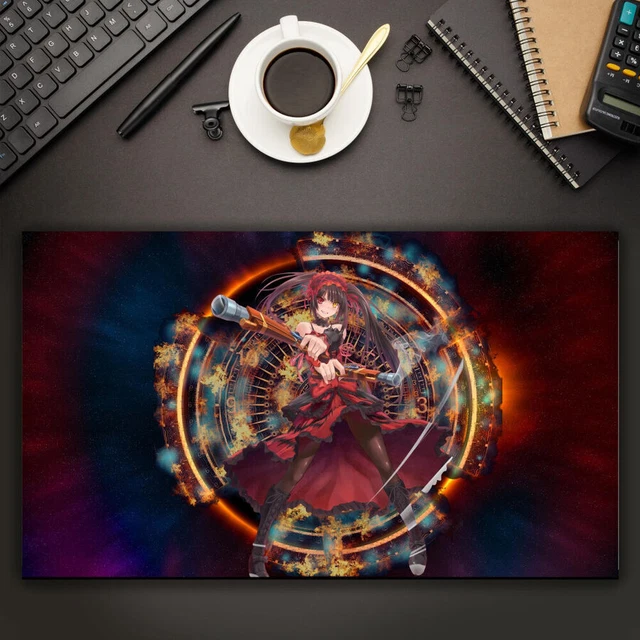 ANIME DATE A Live Kurumi Tokisaki Heterochromia Playmat mat CCG custom ...