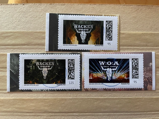 BUND SATZ AUS 2025 gest. - Wacken. EUR 5,50 - PicClick DE