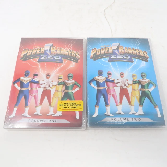 POWER RANGERS ZEO Vol 1+2 DVD Brand New Sealed $30.00 - PicClick CA