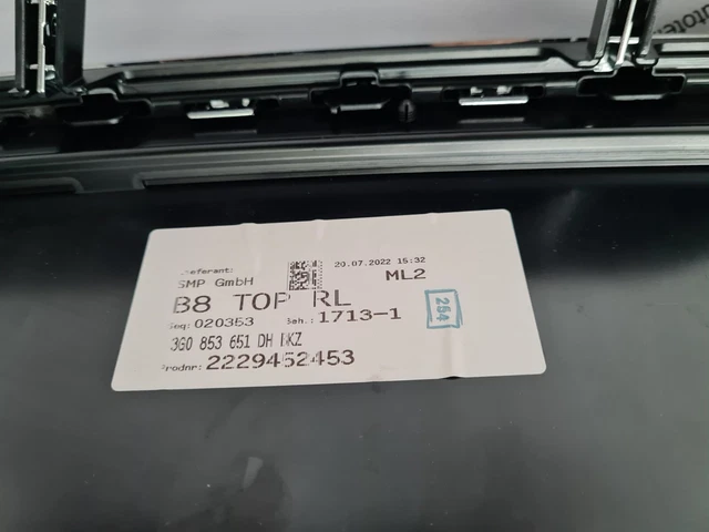 ORIGINAL VW PASSAT B8 3G R-Line Facelift Grill Chrom Kühlergrill ...