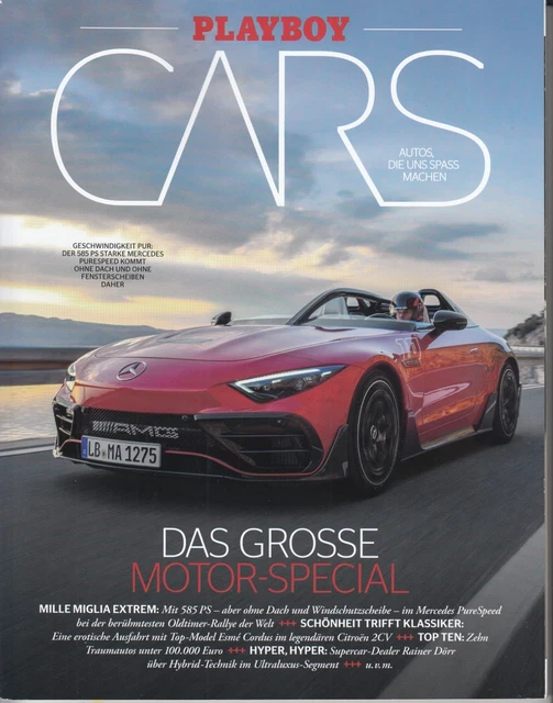 PLAYBOY - NOVEMBER 2025 11/2025 - Maxime Ocasek - Cars Motor Special ...