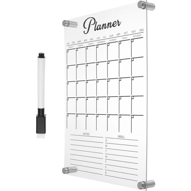 TABELLONE IN ACRILICO la lista lavagna desktop tabellone EUR 12,19 ...