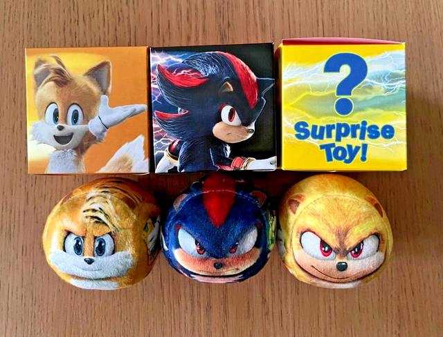 MCDONALDS SONIC 3 Happy Meal 2025 Toys Set of 3 toys - all different £9.04 - PicClick UK