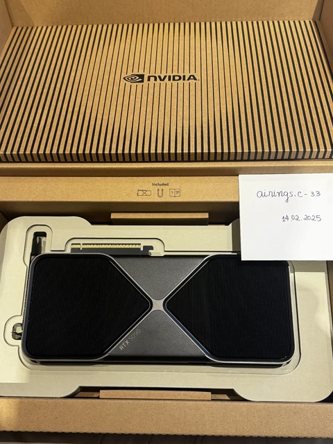 NVIDIA GEFORCE RTX 5090 FE Founders Edition GDDR7 Graphics Card - IN ...