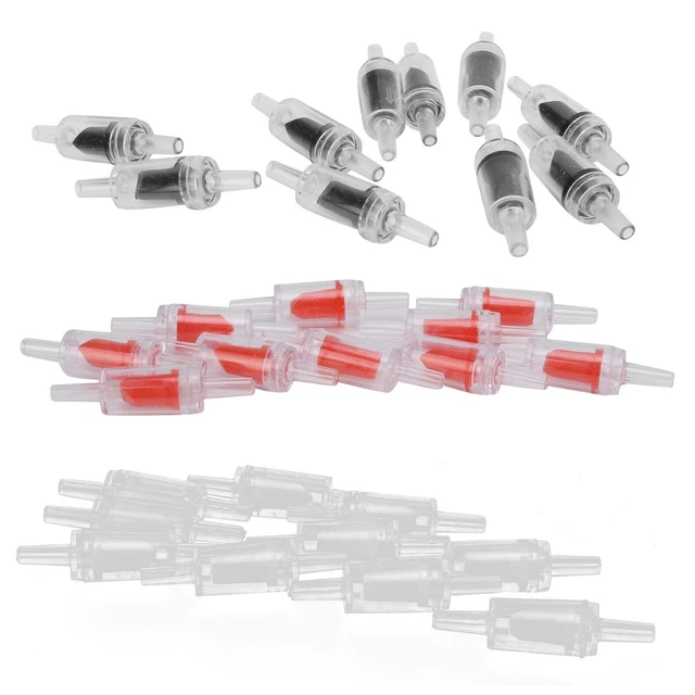 10PCS ONE WAY Air Pump Check Valves Plastic NonReturn Check Valve for ...