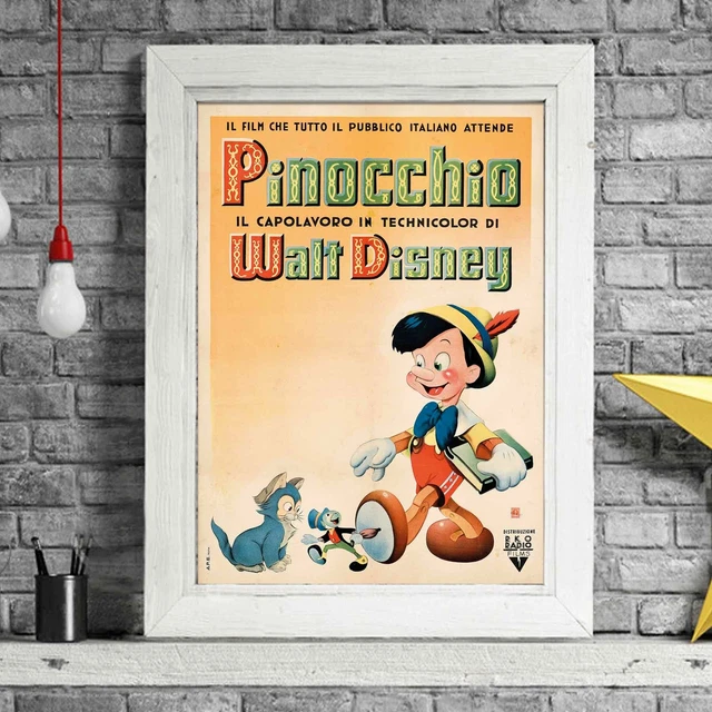 PINOCCHIO - WALT Disney Poster Picture Print Sizes A5 to A0 **FREE ...