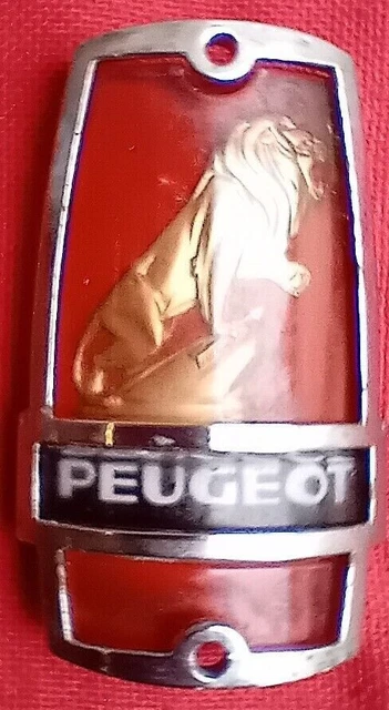 PLAQUE DE TÊTE de fourche "CYCLES PEUGEOT(ROUGE de 1978) PX /PY 10 ou ...