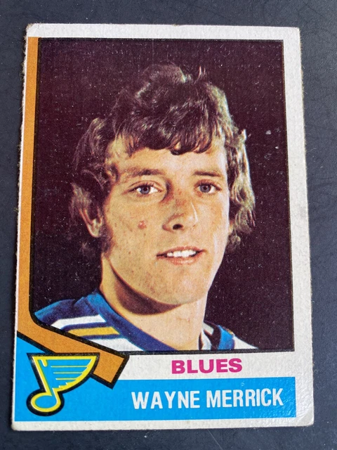 1974-75 TOPPS HOCKEY Card #66 - Wayne Merrick St. Louis Blues EUR 1,39 ...