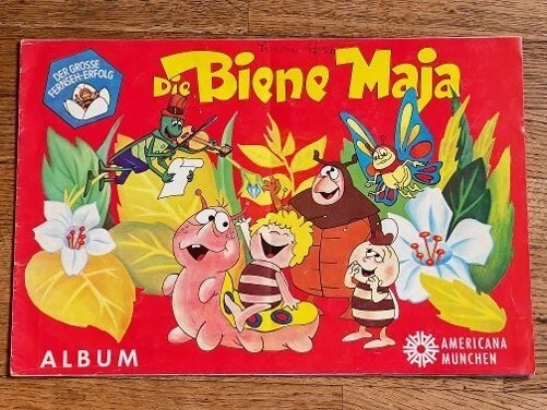 1977 APE MAIA COMPLETE American Gum Bee Maja Sticker Card Action Album ...