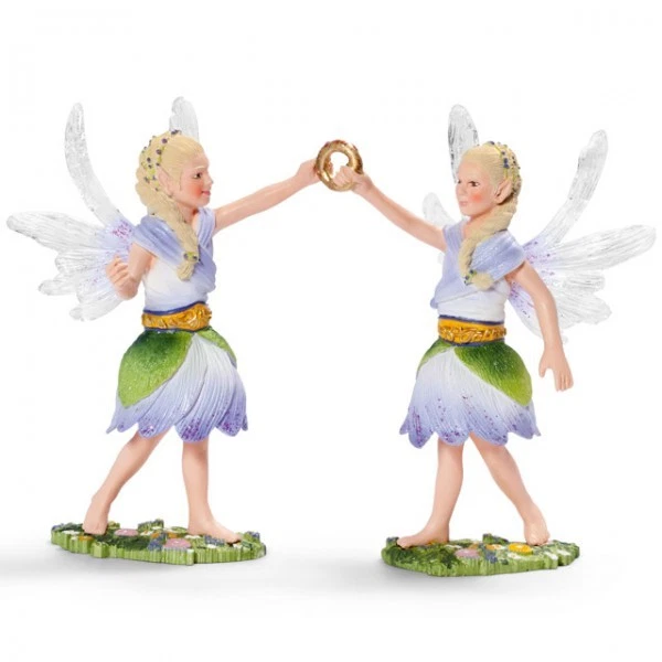 SCHLEICH 70458 BAYALA Set Windröschen Zwillinge Elfen Fee Figure Puppe ...