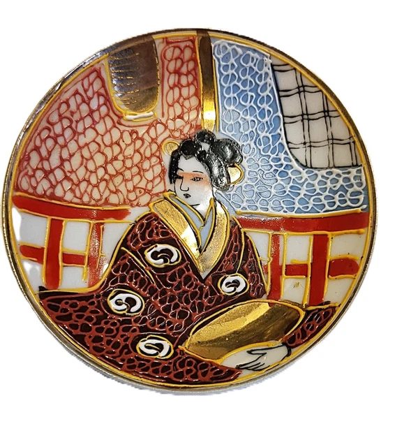 VINTAGE 20ER JAHRE Hand bemalt Vintage Satsuma - Hand-painted fine ...