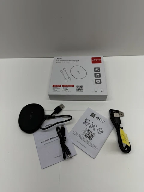 ATOTO AD5 WIRELESS CarPlay Android Auto Adapter 2025 Upgrade Plug ...