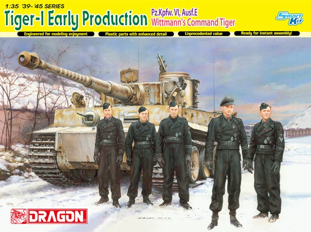 MODELLAUTO PANZER TANK Modell model kit bausatz Dragon Tiger I Early ...