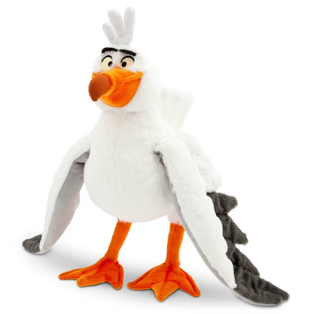 Scuttle Seagull 5 Plush Ariel Little Mermaid Character Vintage Disney