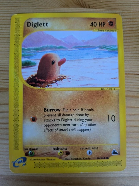 DIGLETT 50/144 SKYRIDGE Pokémon Card Non Holo Common NM $25.00 ...