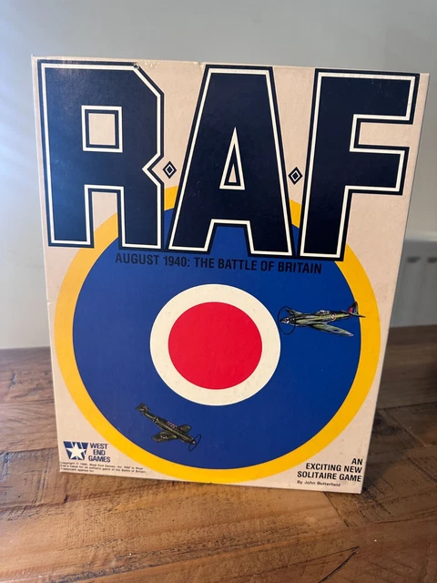 RAF AUG 1940 Battle of Britain wargame West End Games Solitaire Game ...