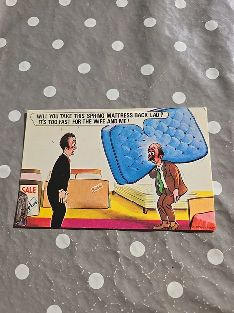 VINTAGE SAUCY SEASIDE Comic Postcard Bamforth Black Triangle No 631 ...