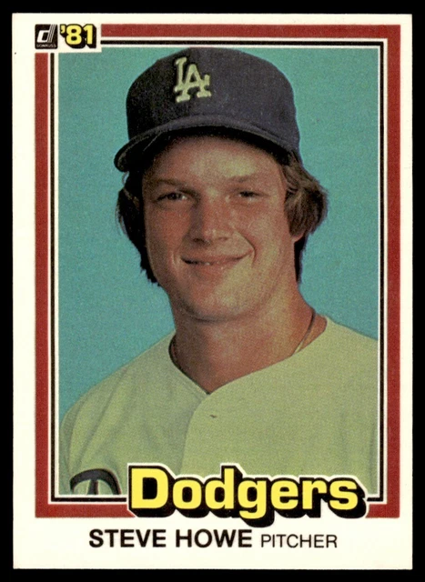 1981 DONRUSS STEVE Howe recrue Los Angeles Dodgers #511 EUR 1,08 ...