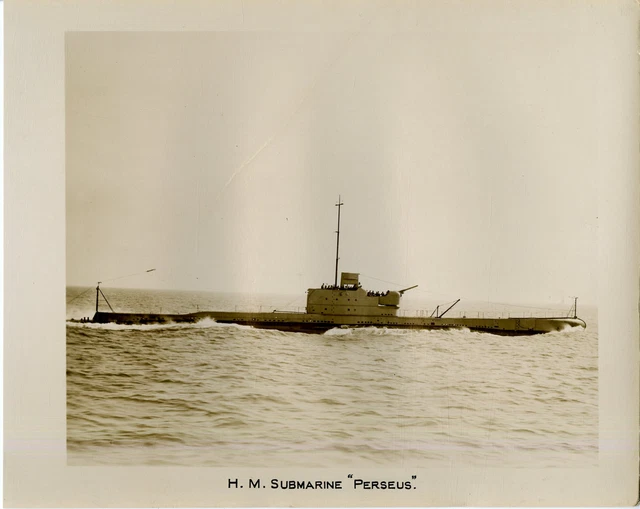 BRITISH ROYAL NAVY, H.M. Submarine "Perseus", British Parthian-class ...