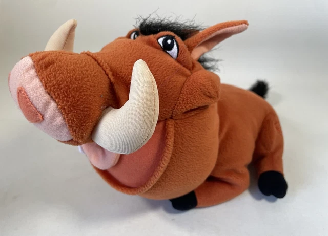 DISNEY PUMBA The Lion King Tootin Wart Hog Plush Soft Toy -Hasbro £6.49 ...