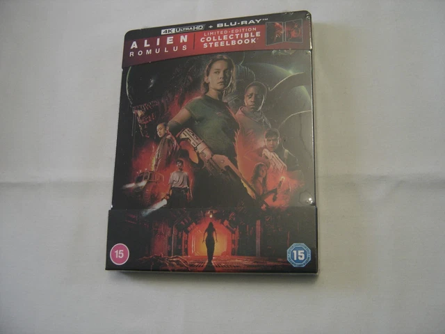 ALIEN ROMULUS 4K Blu-ray Steelbook UK £49.99 - PicClick UK