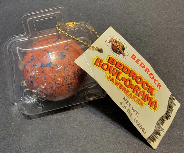 VINTAGE 1993 THE Flintstones Bedrock Bowl-o-Rama Giant Jawbreaker $14. ...