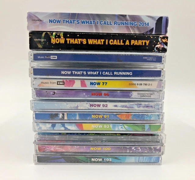 NOW THAT'S WHAT I Call Music CDs X 11 Various Party Running T2750 M39 £ ...