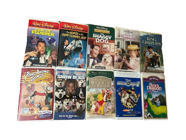 VHS 54 DISNEY Movies Tapes Huge lot - Black Diamond Masterpiece Film ...