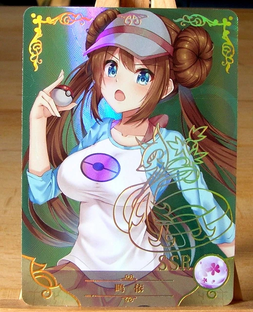 ROSA POKEMON CARTE ULTRA RARE SSR Goddess Story Anime Waifu Holo Card ...