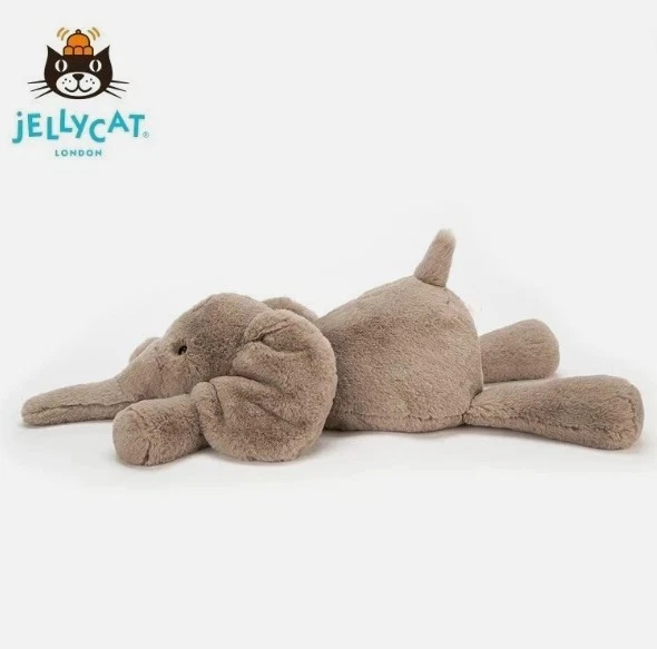 BRAND NEW JELLYCAT Smudge Elephant 34cm Plush with Tags & Dust Bag £33. ...