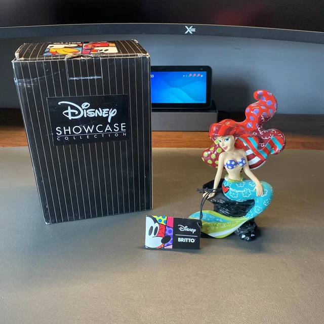 DISNEY SHOWCASE BRITTO The Little Mermaid Ariel on Rock Figurine, 6.89 ...