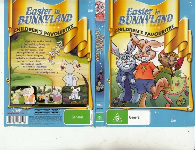 EASTER IN BUNNYLAND-CHILDREN'S Favourites-Animated CF-DVD $19.95 ...
