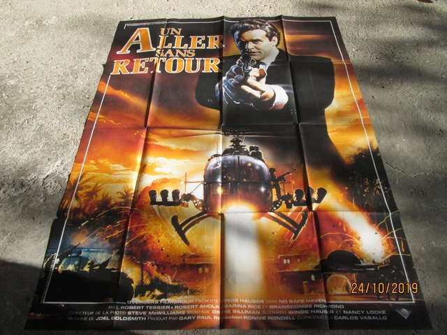 UN ALLER SANS RETOUR Affiche cinéma originale F:120/160 pliée année ...