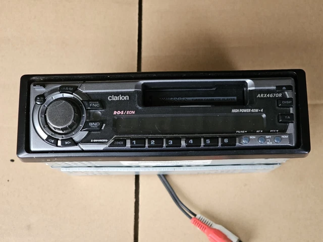 AUTO RADIO CLARION ARX4670R mit Kassette RETRO YOUNGTIMER OLDTIMER EUR ...