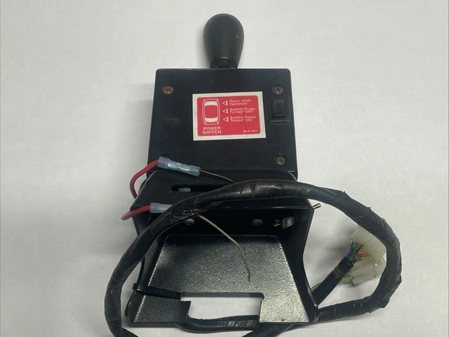 BLIZZARD POWER HITCH Straight Blade Snow Plow Joystick BLZ 1017 TESTED ...