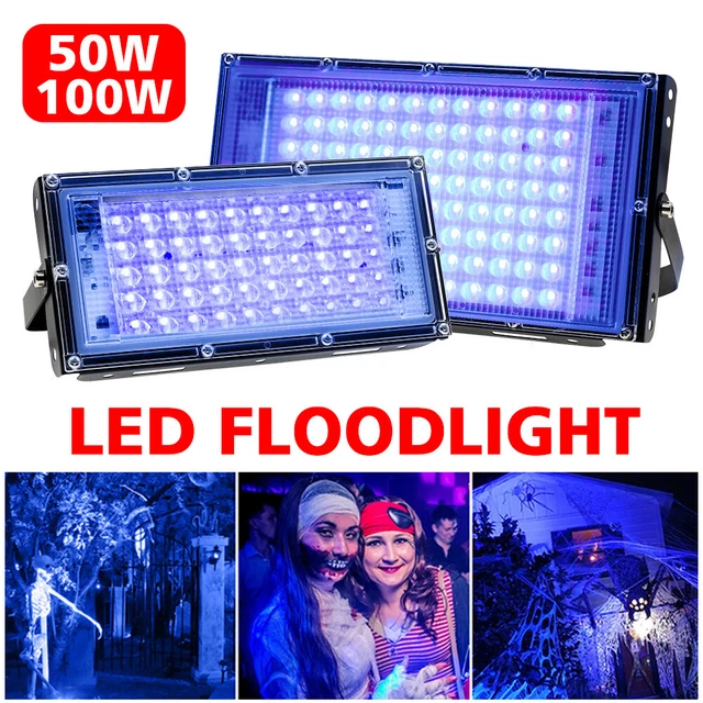 50-100W LED UV Stage Blacklight Ultraviolet Flood Effect Light for ...