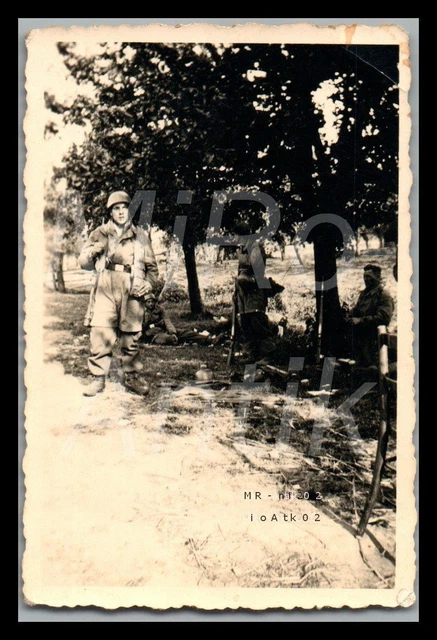 FOTO WK2 FALLSCH.JÄG. H.Kalischewsky, Holland Jäger nahe Dodrecht ...